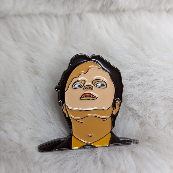 Handmade | Jewelry | Dwight Schrute Mask Cpr The Office Enamel Pin ...